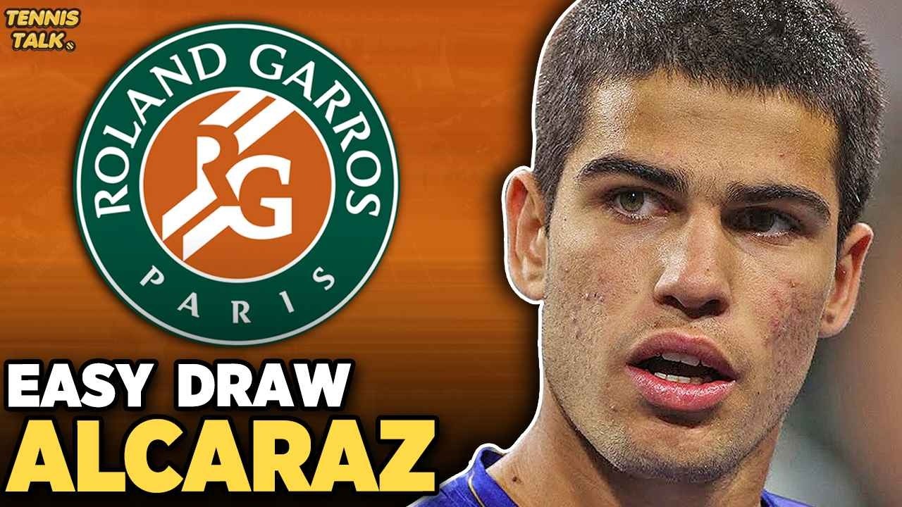 Alcaraz Easy Draw | Djokovic, Sinner Clash at French Open 2025 | Tennis ...