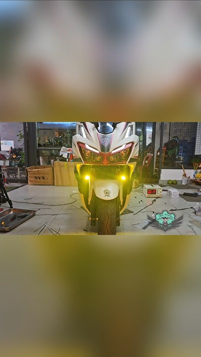 VARIO160 độ đèn trợ sáng bi cầu mini Kenzo Z20 V3 || LED PHƯỢT Garage - YouTube