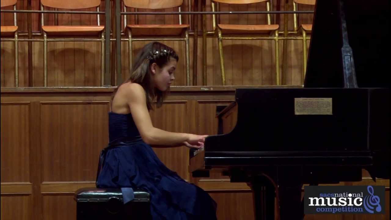 SACS 2013 National Music Competition - Zoe Coetzee - YouTube