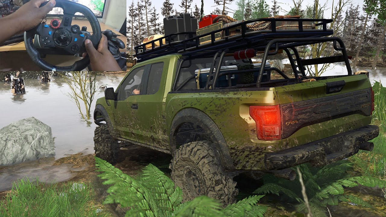 MudRunner Extreme Terrain Challenge with $45K Ford F150 - YouTube