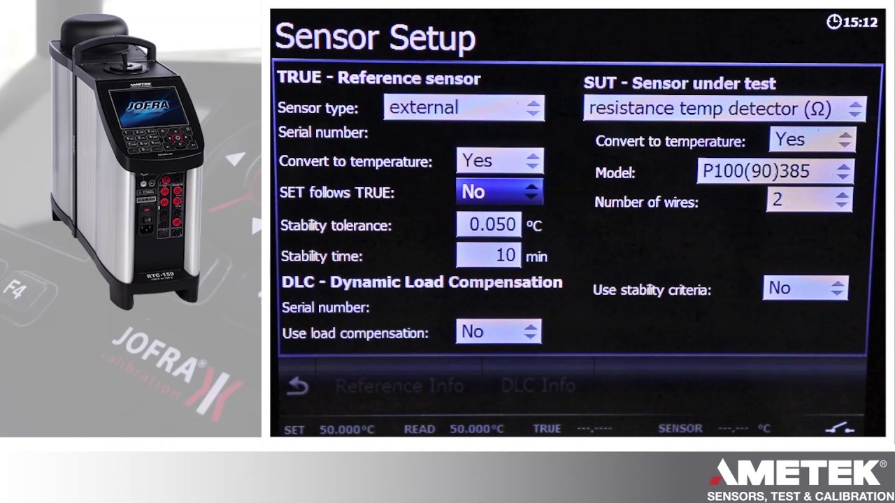 How to Set Up Sensors on the RTC Temperature Calibrator - YouTube