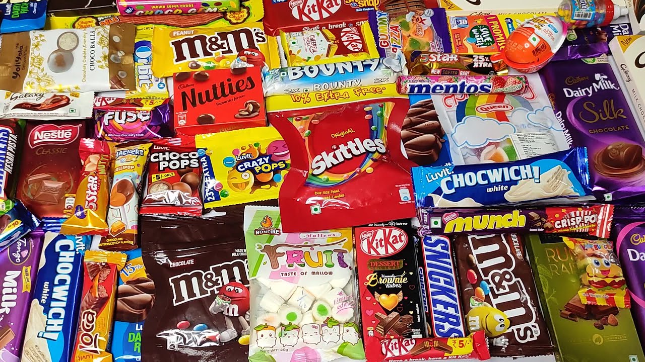 Chocolate Unboxing Live | Lot Of Candies | So Many Candies |Too Many ...