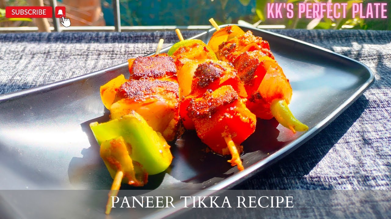 Paneer Tikka recipe | पनीर टिक्का | Paneer Tikka at home No Tandoor ...