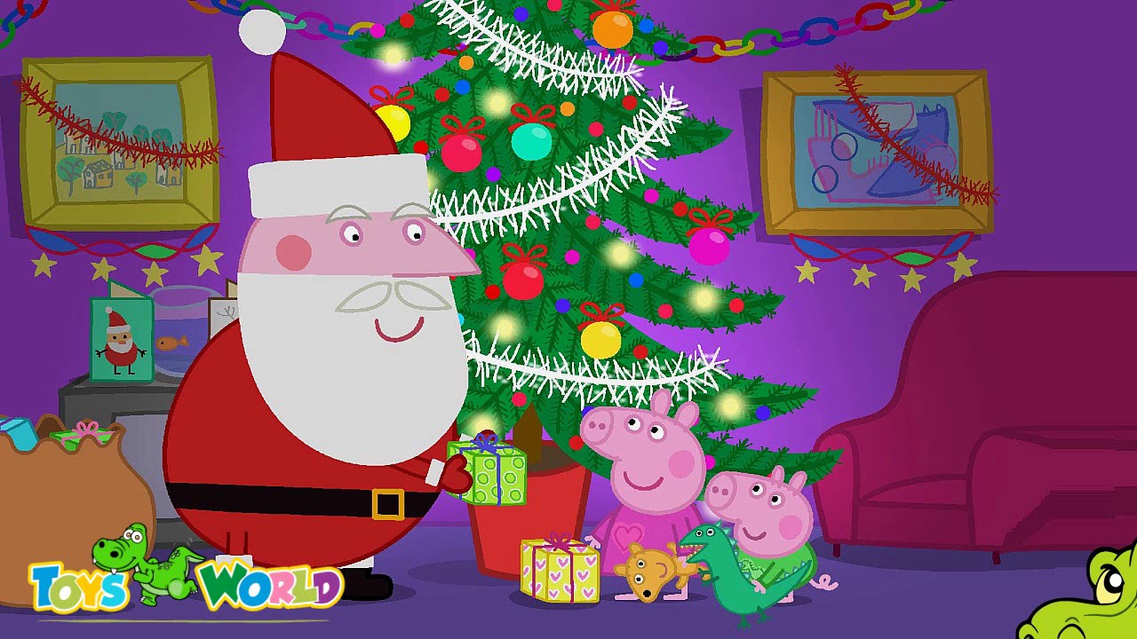 Peppa Pig En Español La navidad de peppa/ La cabaña de Papá Noel - YouTube