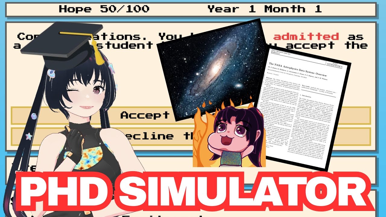 Scientist VTuber vs. PhD Simulator?! 😨 📃 - YouTube