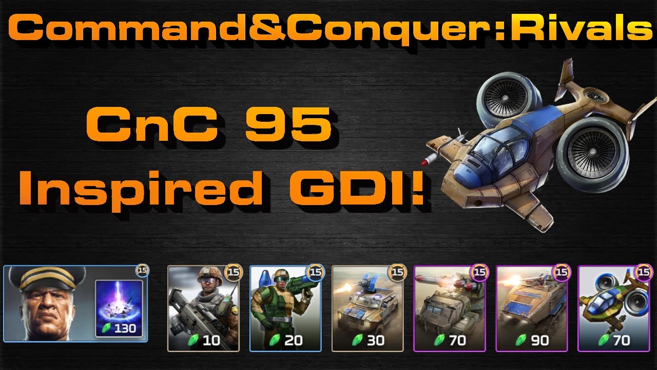 C&C Rivals: CnC95 Inspired GDI! - YouTube