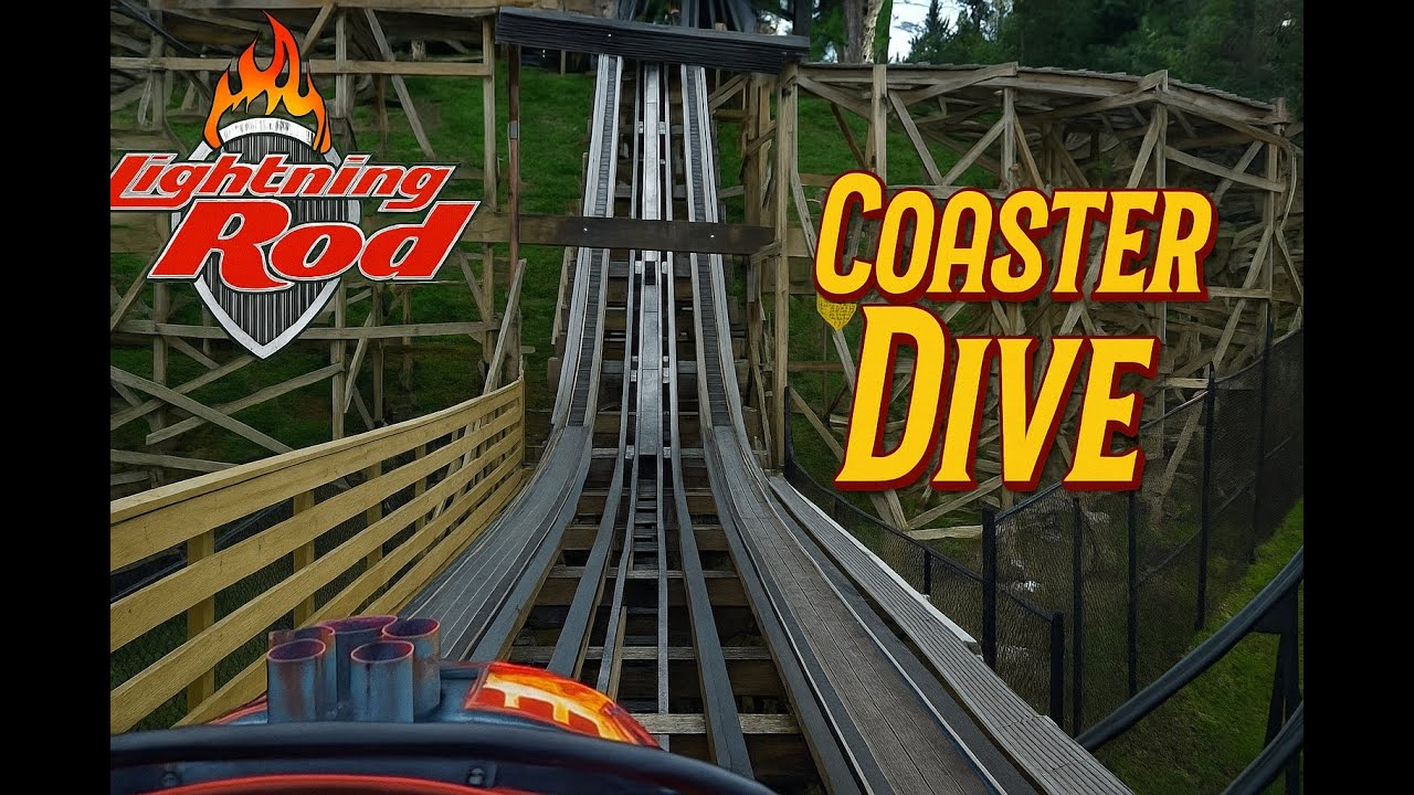 Loopin Through Life: Coaster Dive Lightning Rod - YouTube