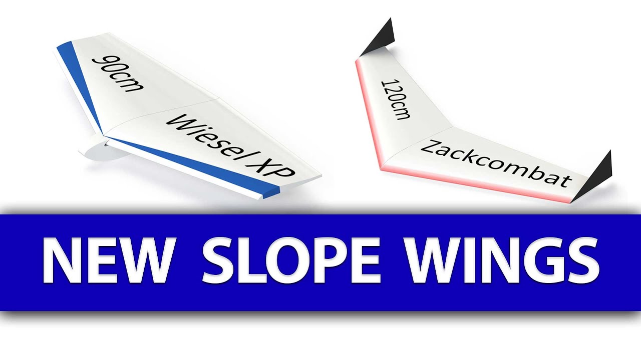 New Slope Soaring EPP Wings - Wiesel XP & ZackCombat by "Epp-modell ...
