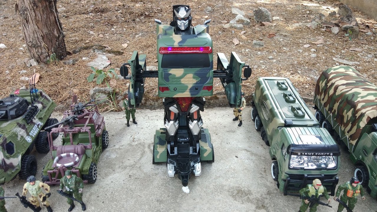 Transformers Military RC Truck & Toy soldiers - YouTube