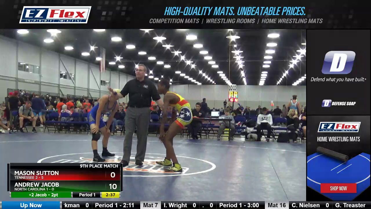 Mat 7 113 Mason Sutton Tennessee 2 Vs Andrew Jacob North Carolina 1 ...