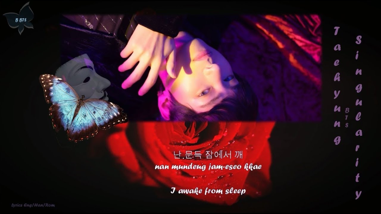 BTS Taehyung - 'Intro: Singularity' Lyrics [ Han/Eng/Rom ] - YouTube