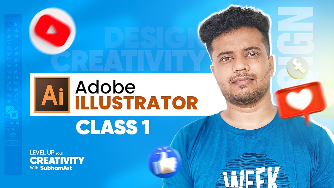 Adobe Illustrator Course | Selection Tool | Direct Selection Tool | Class 1 - YouTube