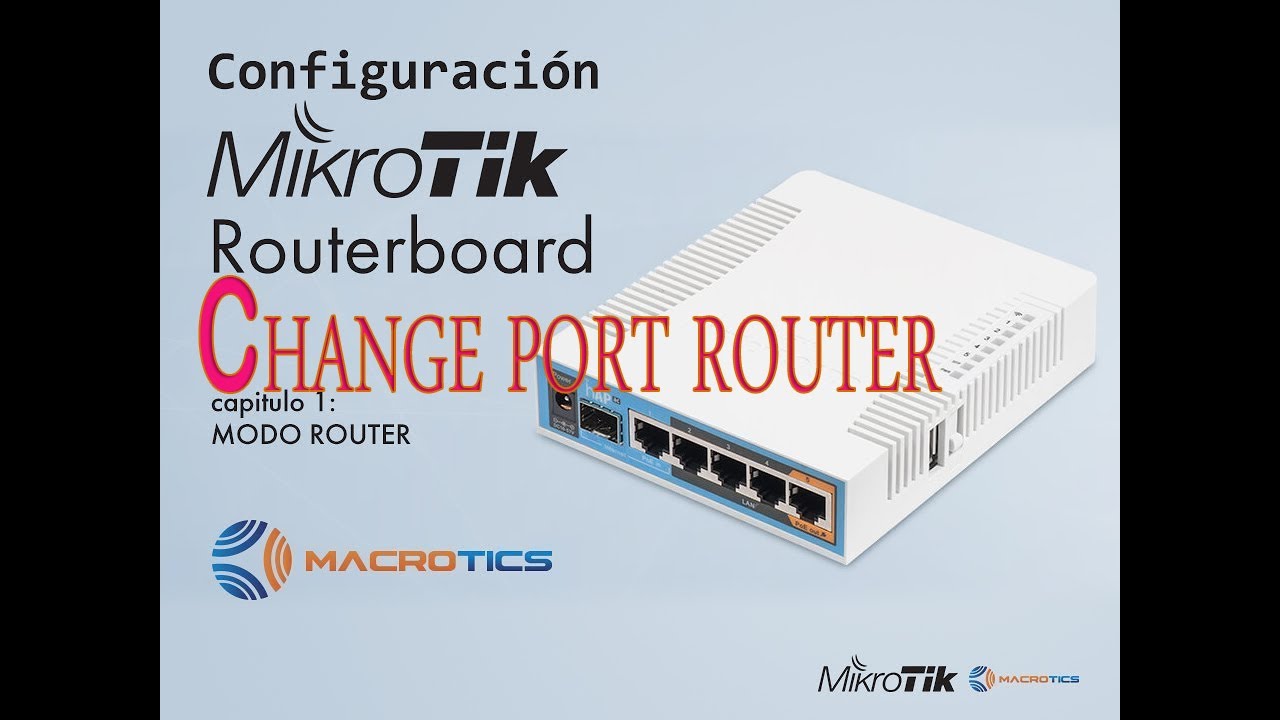 MikroTik Router Security-all Winbox port change - YouTube
