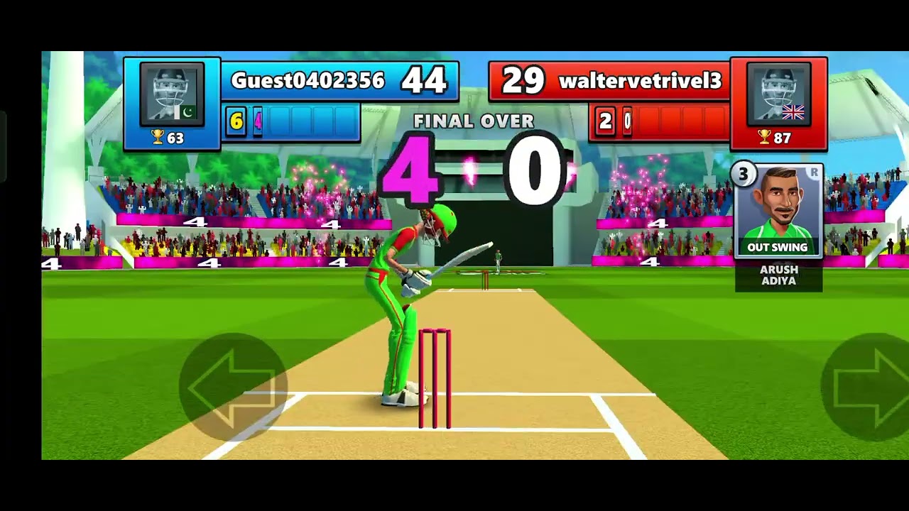 Cricket | full match | stick cricket | Pak vs ind | Tied match | super ...