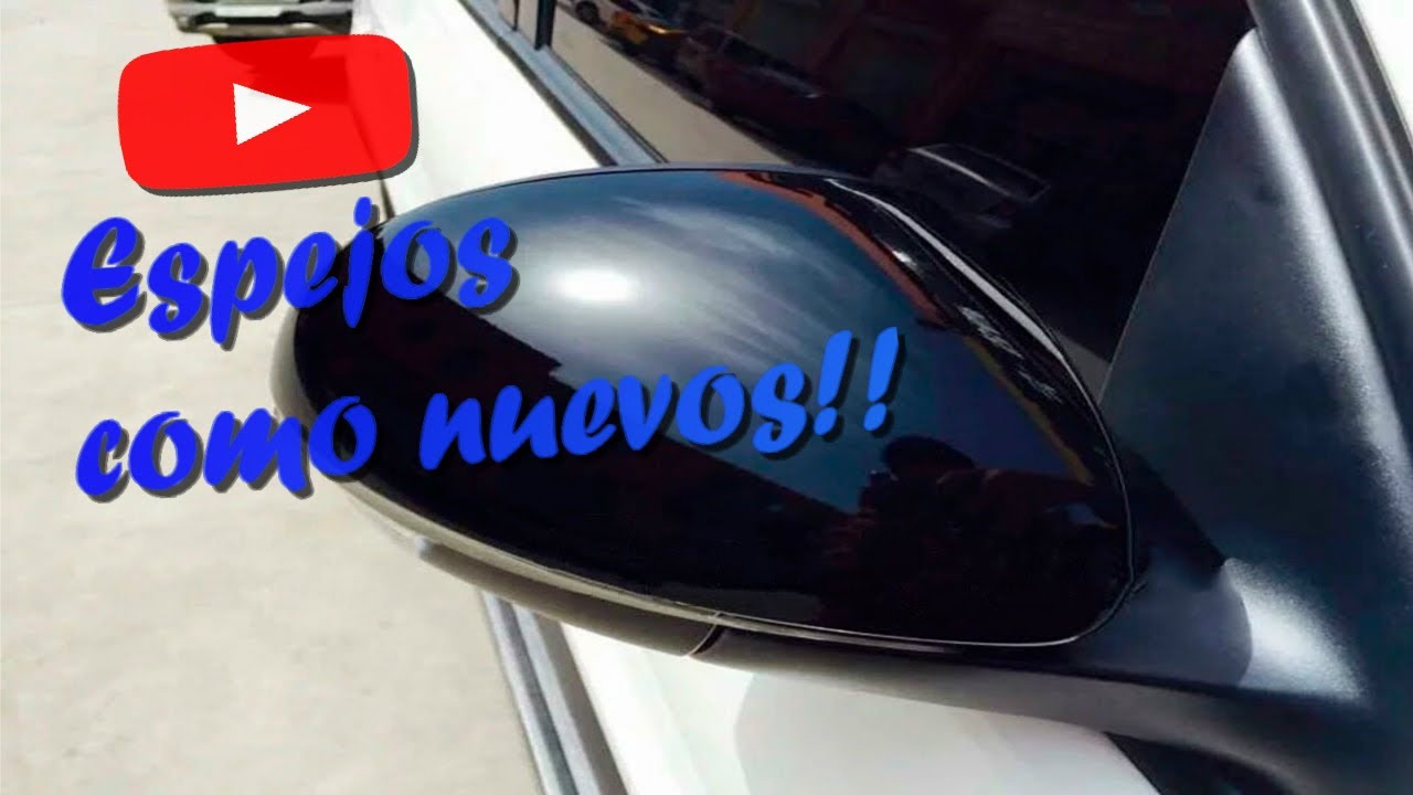 Como pintar los espejos laterales de tu auto - YouTube