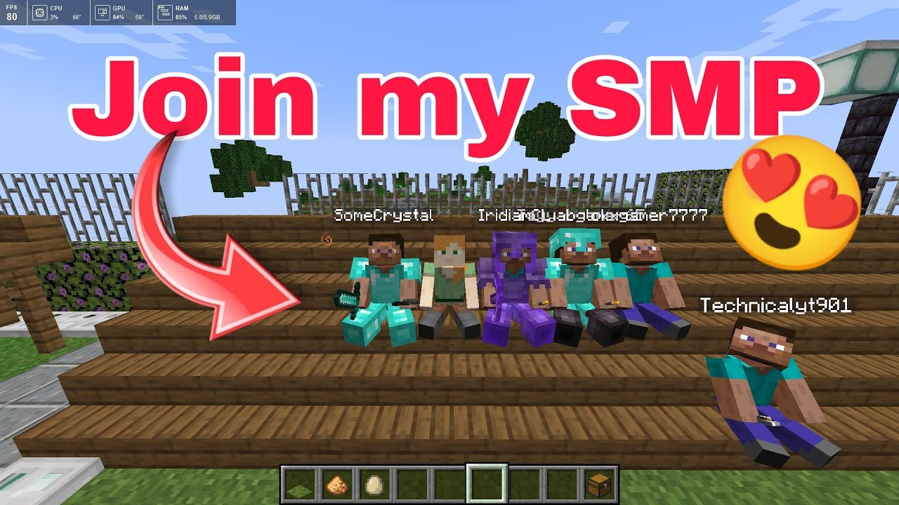 Playing minecraft public smp come all | join my smp and fun - YouTube