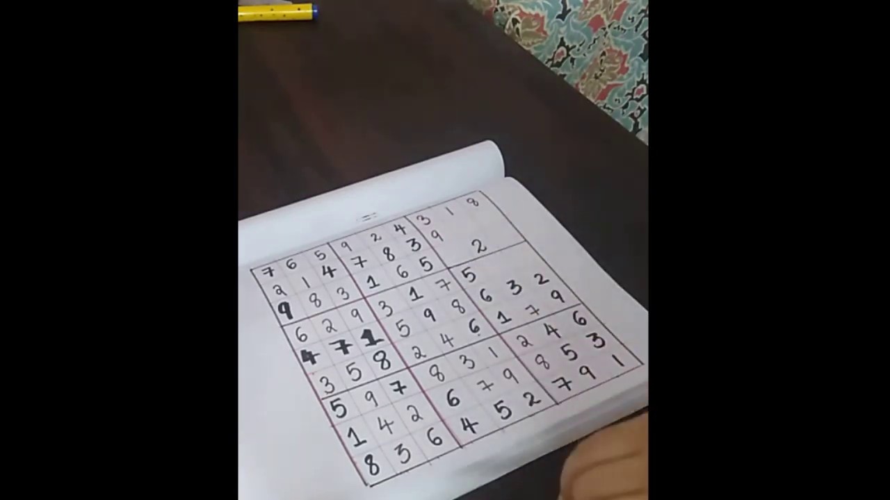 How to solve a sudoku? - YouTube