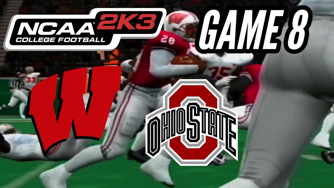 NCAA 2K3 Ohio State 2002 Season Sim: Game 8 @ Wisconsin - YouTube