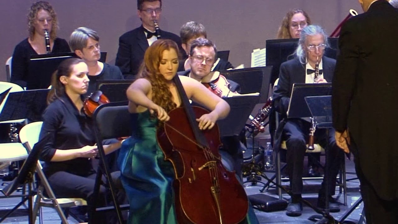 Michael Shapiro Conducts - Sara Scanlon, cello, in the first movement ...