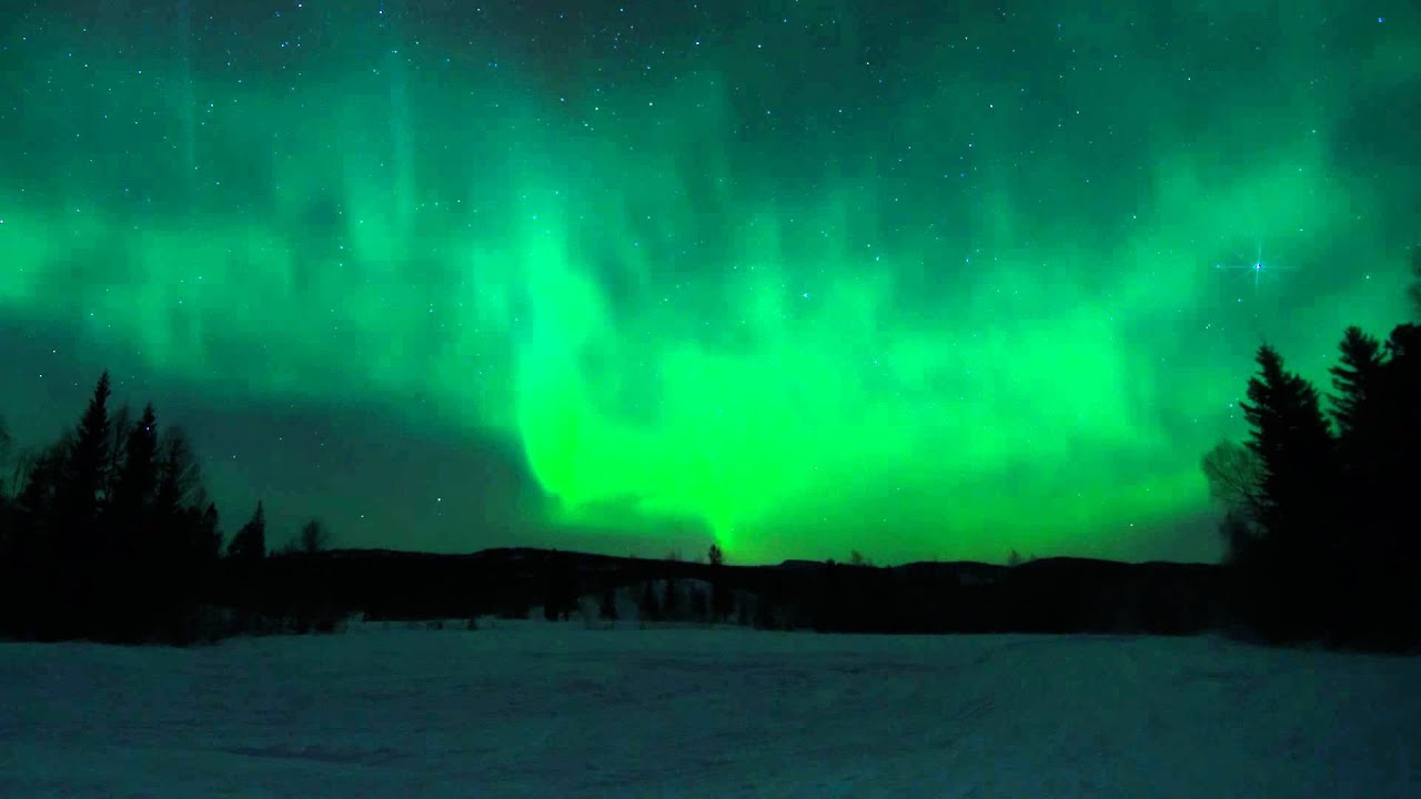 Time lapse - Aurora Borealis January 2012 - YouTube