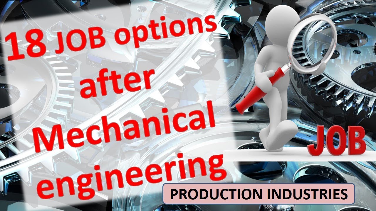 Job options in Mechanical engineering | Career in mechanical ...