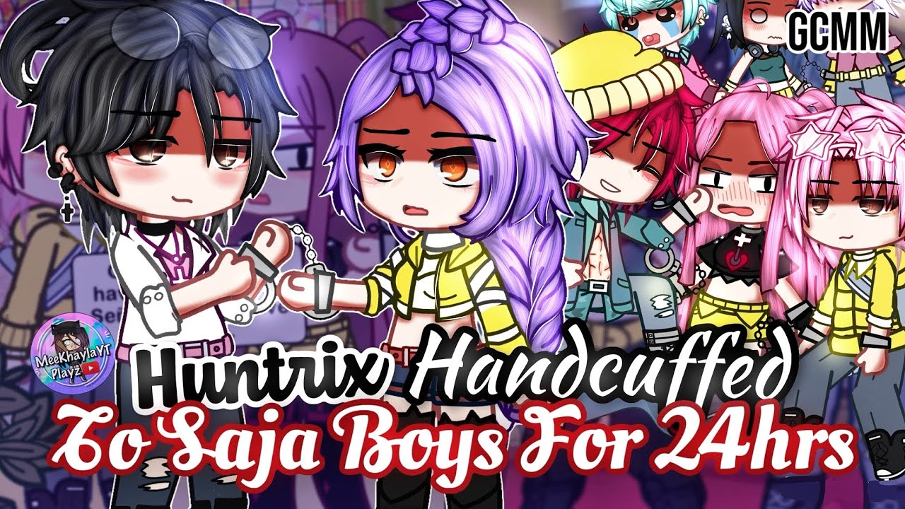 HUNTRIX Handcuffed To SAJA Boys For 24 Hours | KPOP Demon Hunters ...