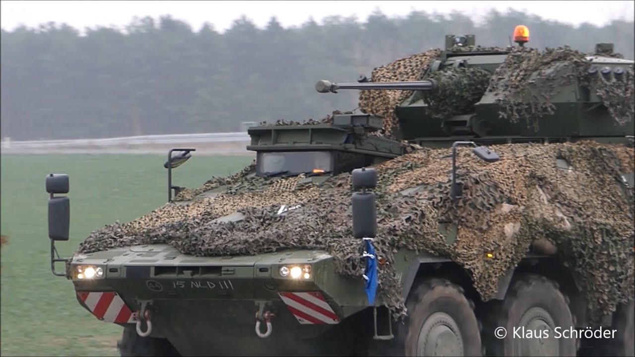 Radschützenpanzer Vilkas- IFV Boxer aus Litauen in Deutschland - YouTube