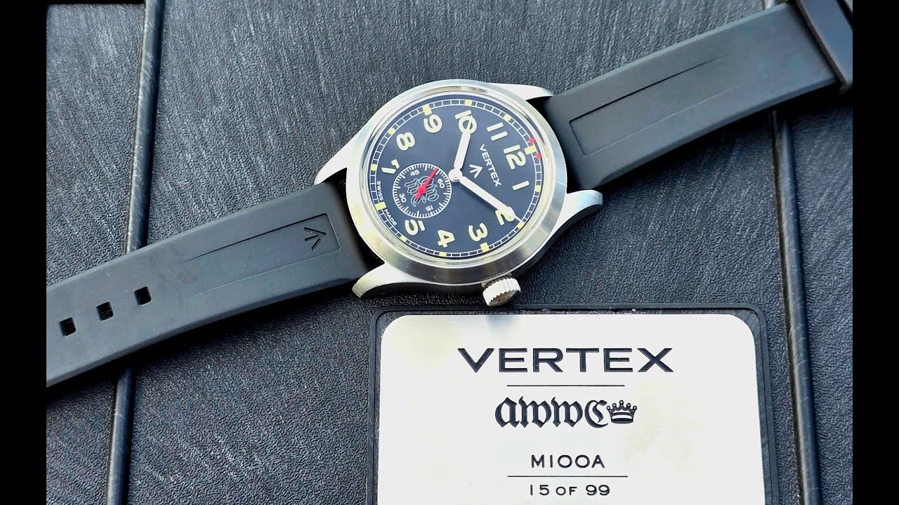 Vertex M100A Anti Watch Watch Club collab. A tribute to the Vertex Cal ...