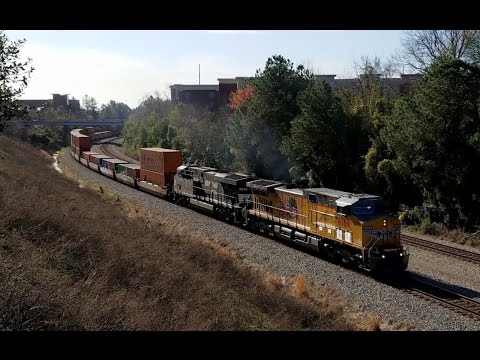 NS 237 leaving Columbia w/ UP AC44CW leading - YouTube