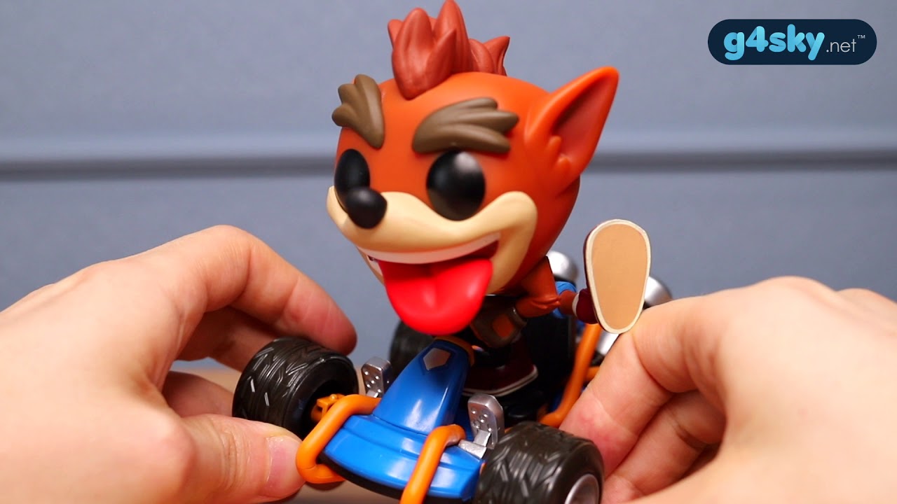 Funko POP! Rides: Crash Team Racing - Crash Bandicoot Figure - YouTube