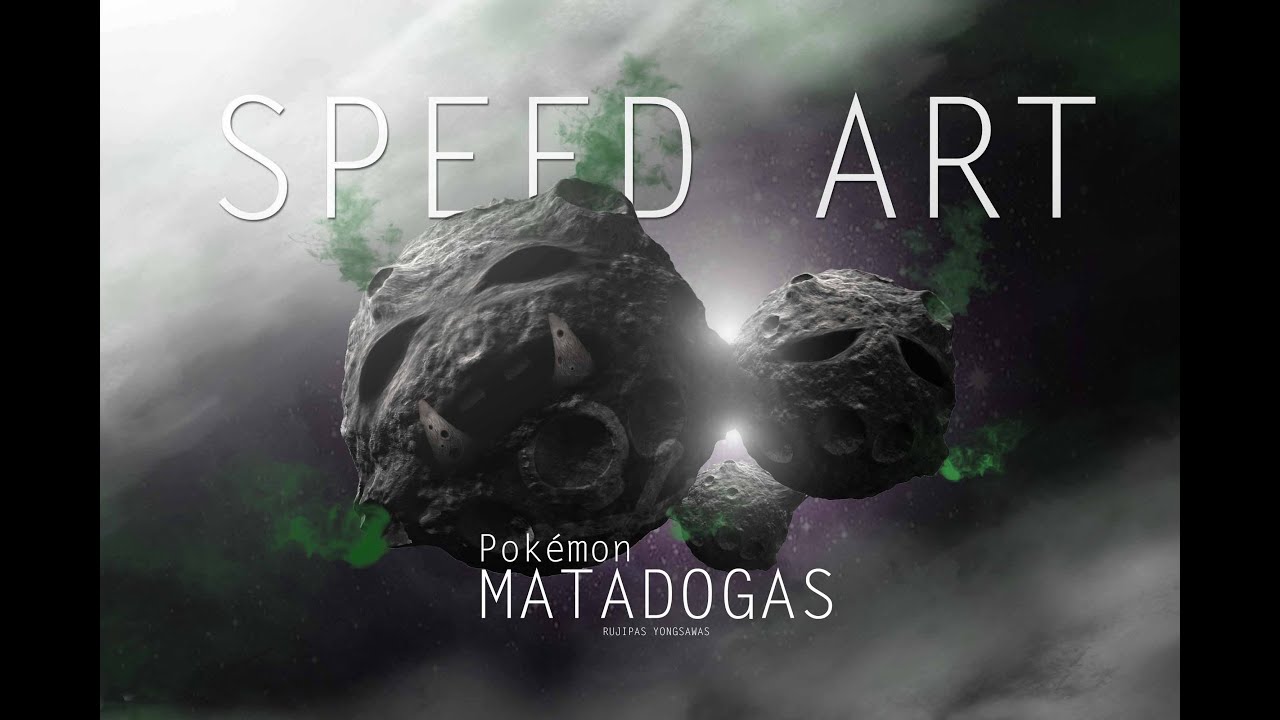 [Pokemon] MATADOGAS (WEEZING) Speed Art - Photoshop - YouTube