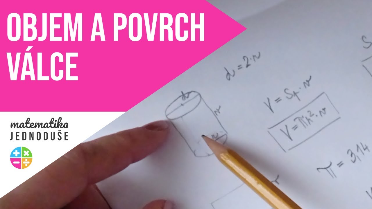 Objem a povrch válce - YouTube