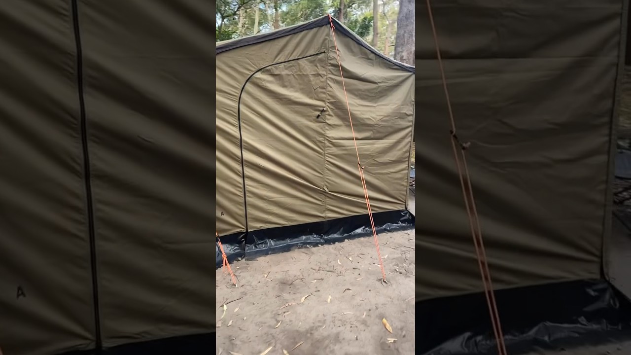 Camping #11: Green Patch Campsite Tent - YouTube