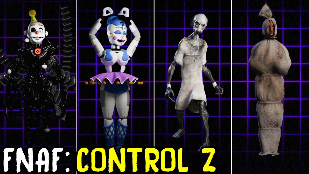 FNAF: Control Z - All Jumpscares & Extras - YouTube