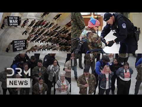 WATCH: Military Veterans Arrested During Anti Iran War Protest In Congressional Building | AC1F