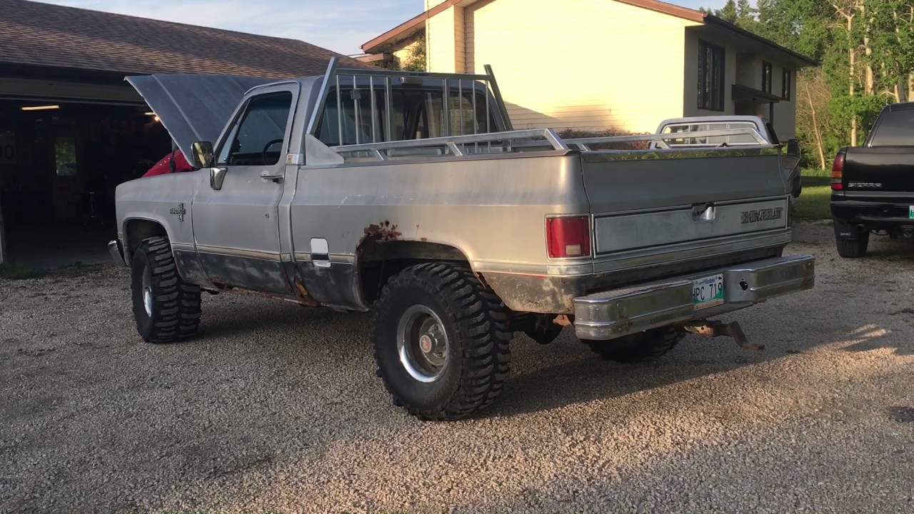 85 Chevy Silverado - Thumpr Cam - YouTube