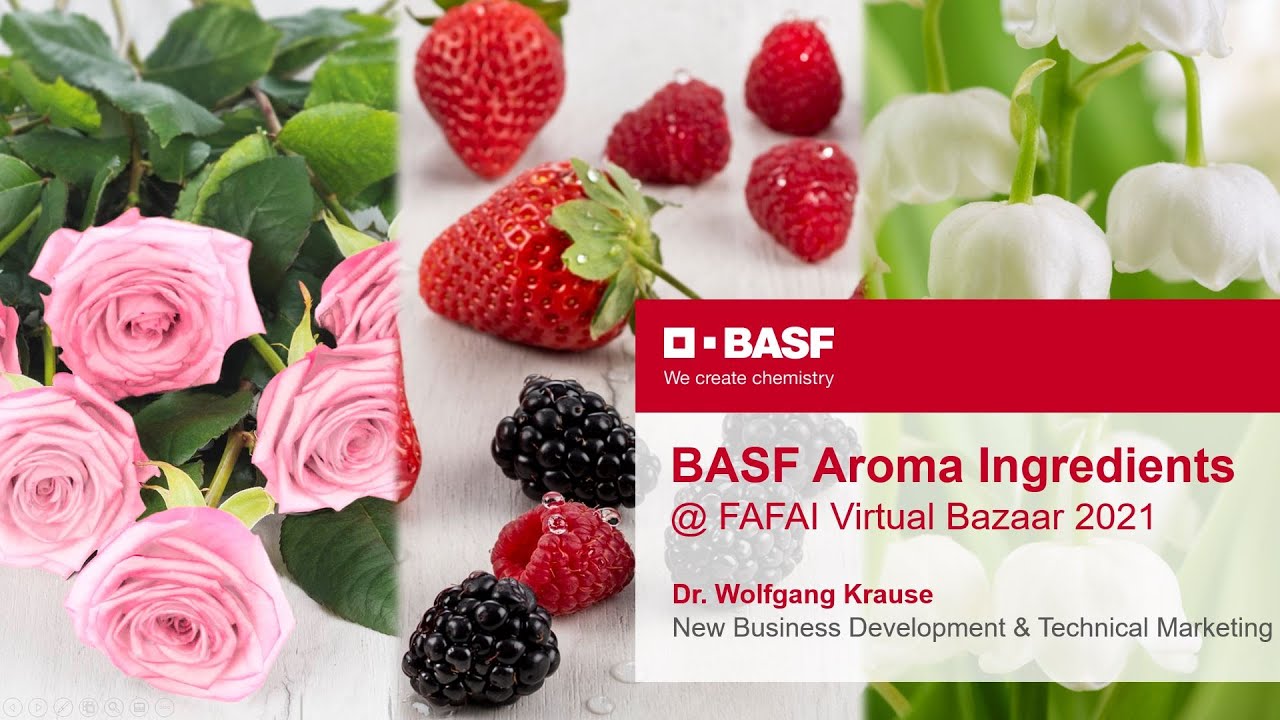 BASF Aroma Ingredients at FAFAI Virtual Bazaar 2021 - YouTube