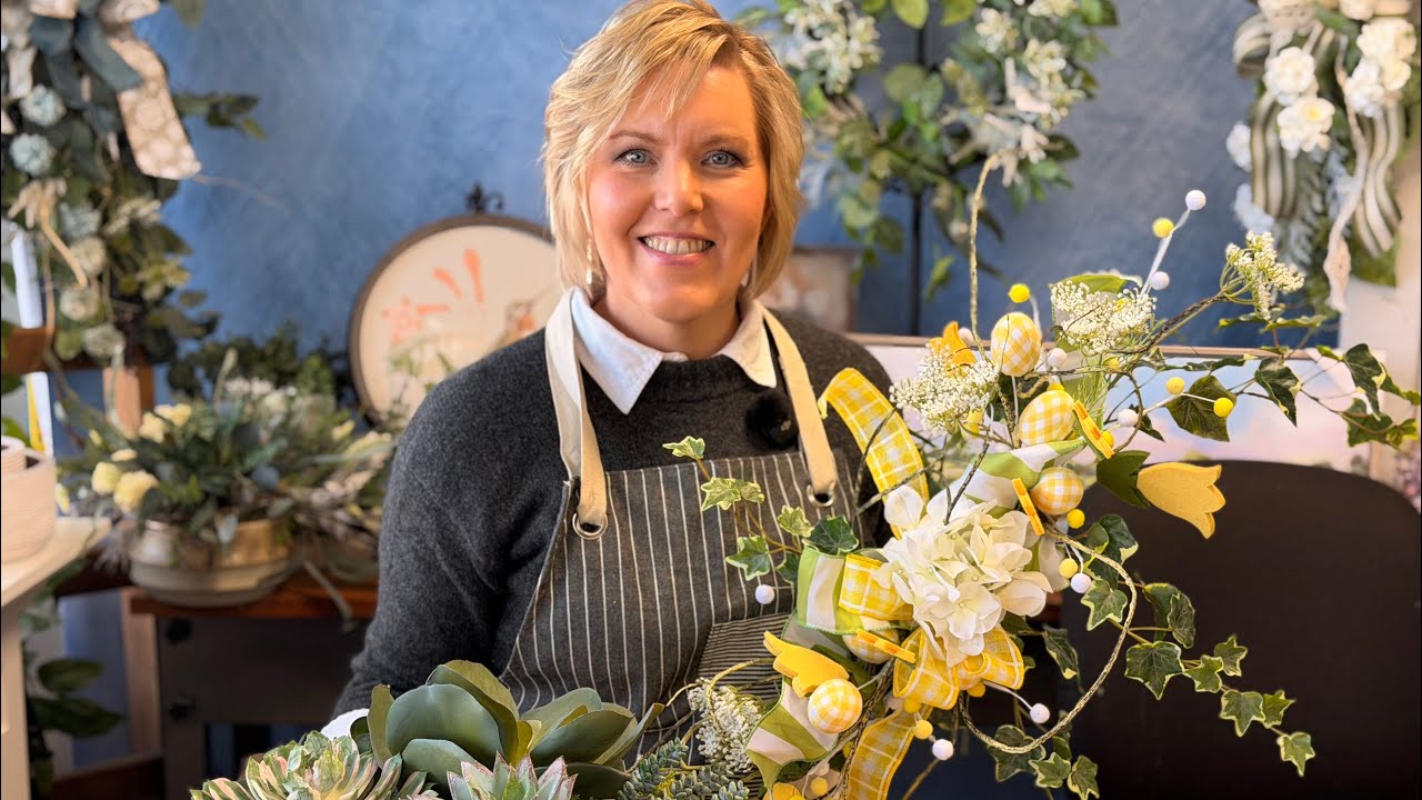 Master floral design silk arrangements - YouTube