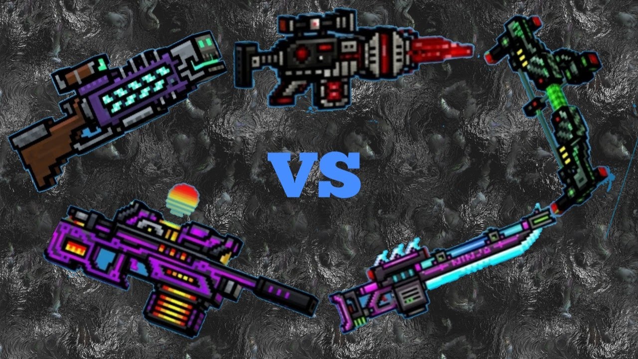 Pg3D, Deadmans Rifle vs Anti Champ vs Laser Bow vs Digital Sunrise vs ...