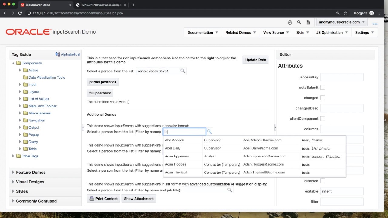 ADF Faces 12.2.1.4 - New Features - YouTube