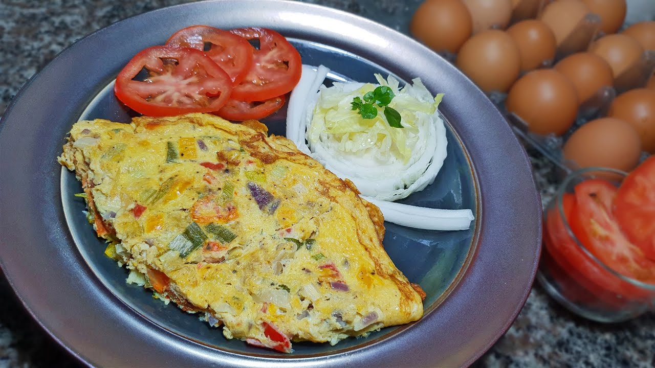 Cómo hacer un omelet de huevo fácil - La Receta mas FÁCIL - YouTube