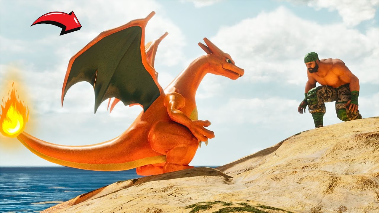 FINALLY NOW I HAVE A CHARIZARD 🔥 | ARK SURVIVAL ASCENDED - POKEARK ...