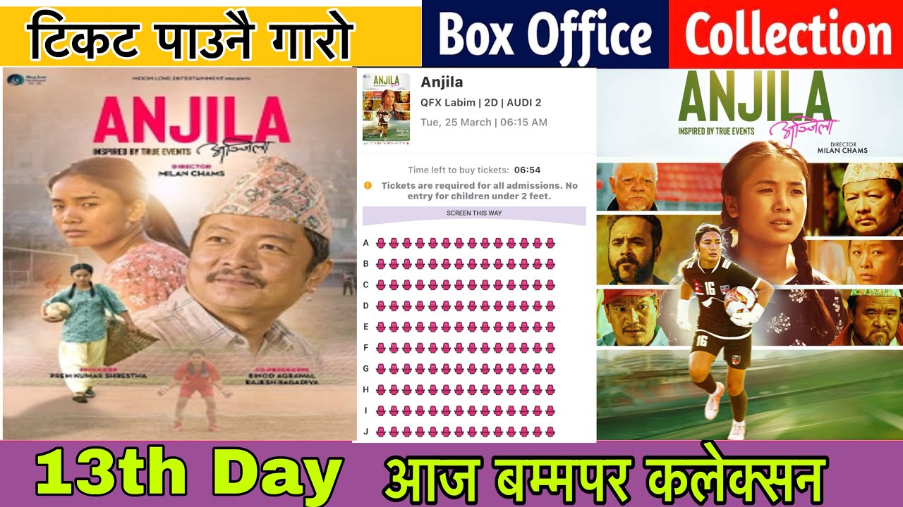 Anjila- 13th Day Box Office Collection ( आज बम्मपर कलेक्सन ) Anjila New ...