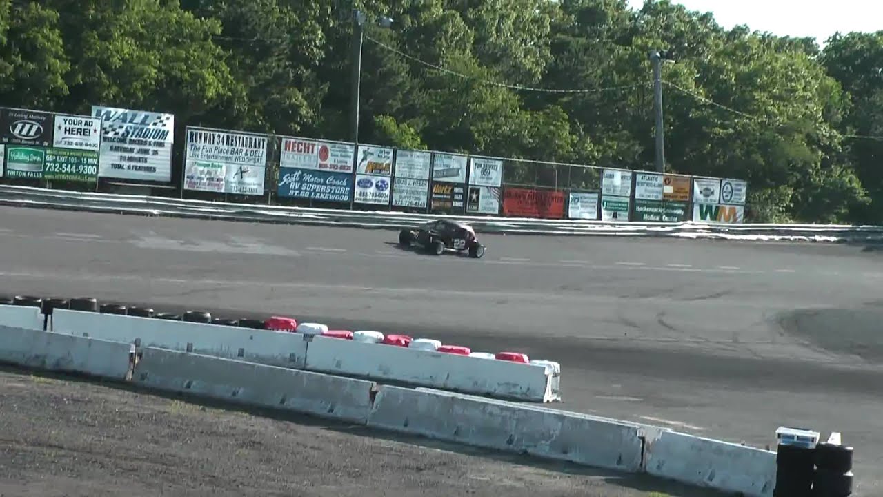 1936 Chevrolet Vintage Modified at Wall Speedway - YouTube