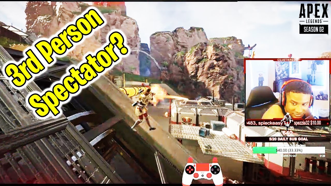 *NEW*Apex Legends Third Person Spectator Mode? Apex Legends Funny Fails ...