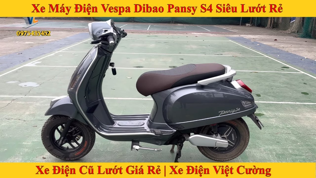 Mới Về Xe Máy Điện Vespa Dibao Pansy S4 Siêu Lướt Rẻ Hơn Mới Khá Nhiều ...