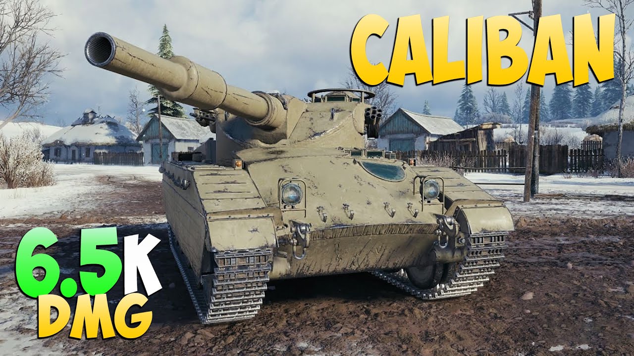 Caliban - 3 Kills 6.5K DMG - Plump! - World Of Tanks - YouTube