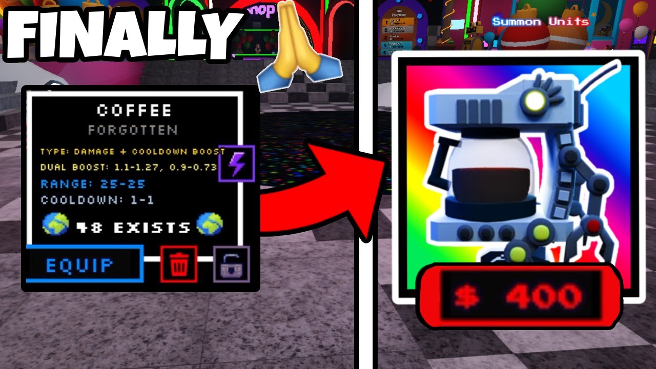 I FINALLY GOT THE COFFEE UNIT.... (Five Nights TD) - YouTube