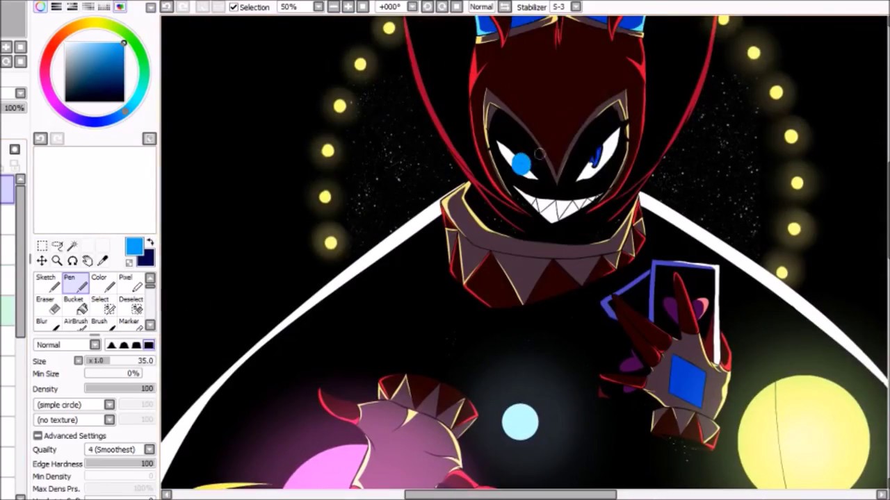 NiGHTS into Dreams- Jackle the Mantle Speedpaint - YouTube