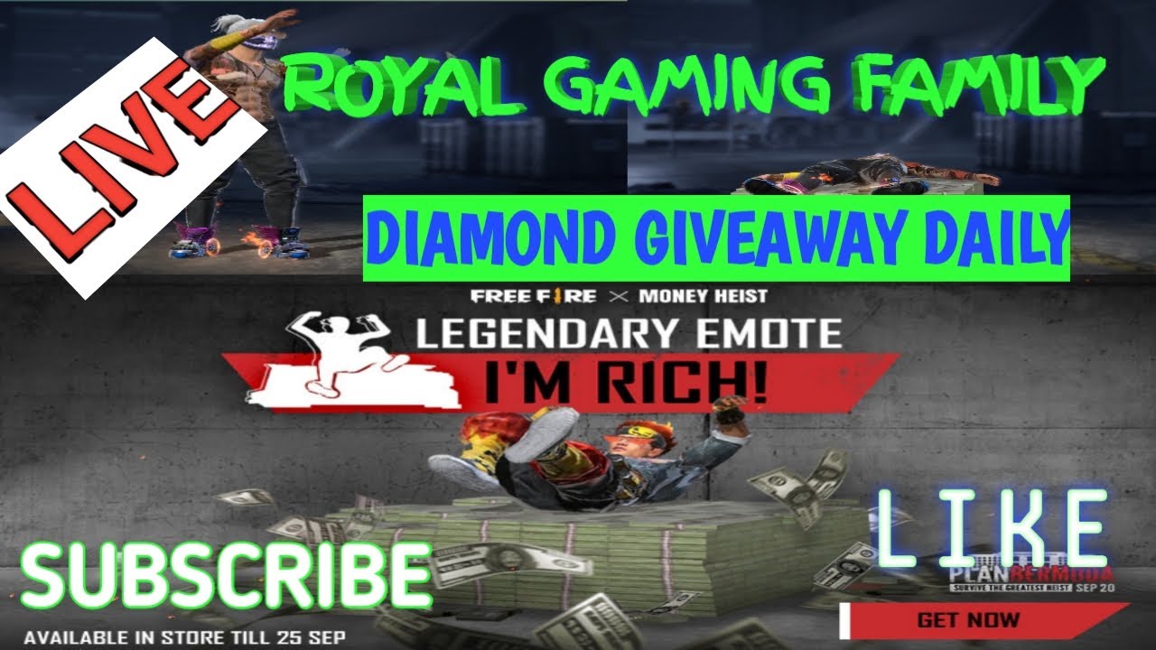 //FREE FIRE//LIVE// DIAMOND GIVEAWAY MATCH TODAY....... - YouTube
